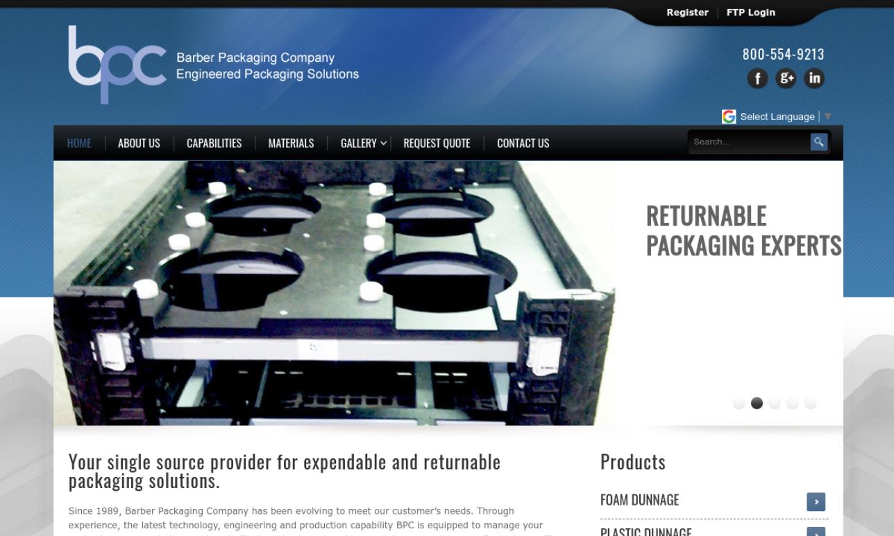 Barber Packaging Company | Bangor | Foam Fabricating